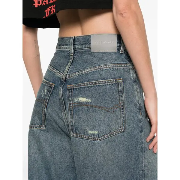 Balenciaga Wide-leg Denim Jeans