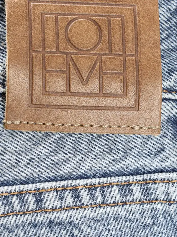 TOTEME Low Straight Organic Cotton Jeans - Multicolor