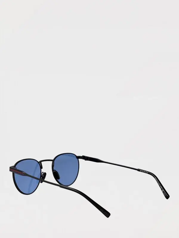 Gucci Metal Full Rim Round Frame Sunglasses