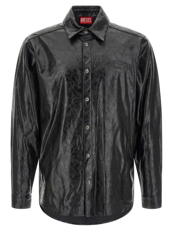 DIESEL® S-simply-qmbu' Shirt - Black