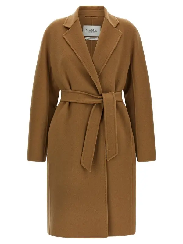 Max Mara Mxmaceri Cashmere Coat - Cream