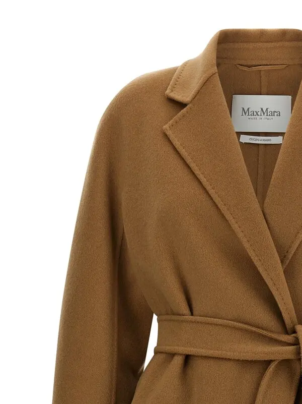 Max Mara Mxmaceri Cashmere Coat - Cream