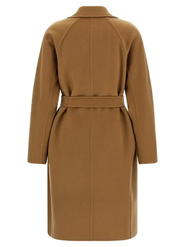 Max Mara Mxmaceri Cashmere Coat - Cream