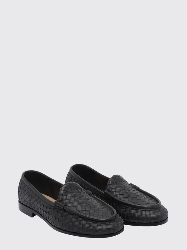 Bottega Veneta Woven Loafers - Brown