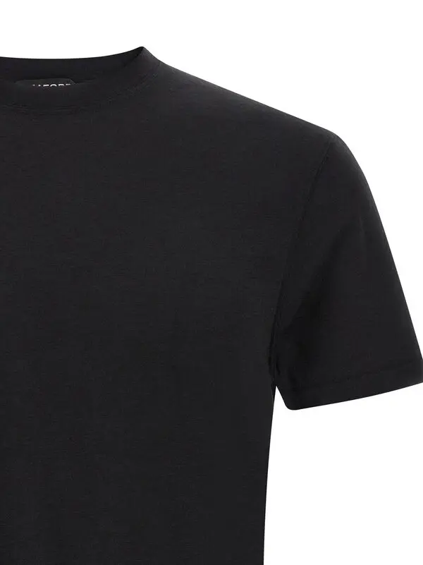 TOM FORD Logo Embroidery T-shirt - Black
