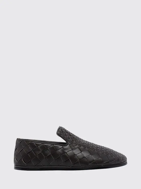Bottega Veneta Woven Leather Loafers - Brown