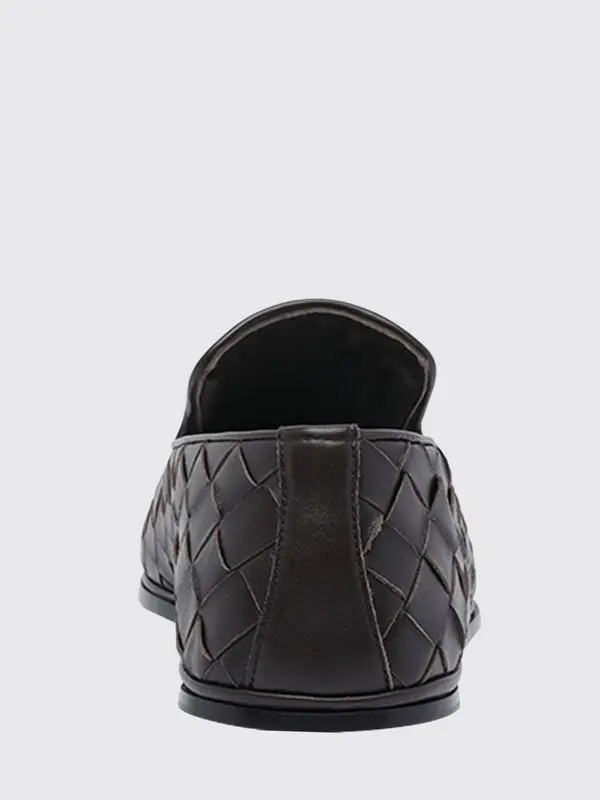 Bottega Veneta Woven Leather Loafers - Brown
