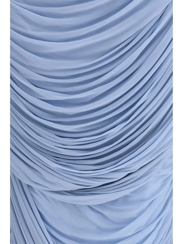 Magda Butrym Draped Midi Skirt - Blue