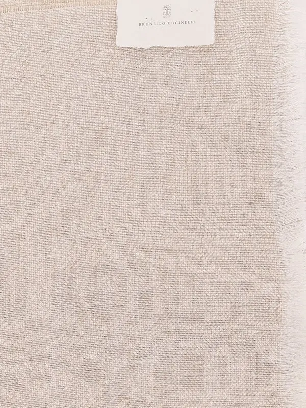 Brunello Cucinelli Sparkling Linen Scarf - Multicolor