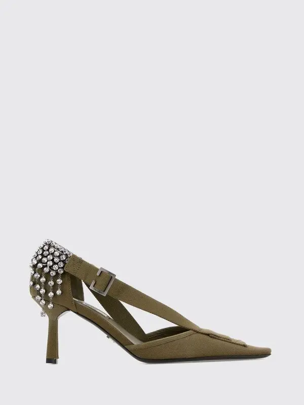 Prada Embellished Pump - Green