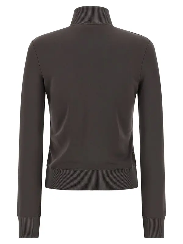 COURREGES Tracksuit Sweatshirt With High Neck And Zip Closure