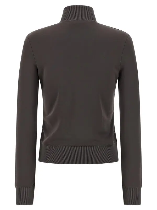 COURREGES Tracksuit Sweatshirt With High Neck And Zip Closure