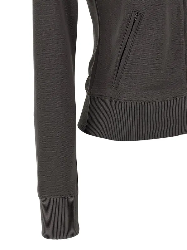 COURREGES Tracksuit Sweatshirt With High Neck And Zip Closure