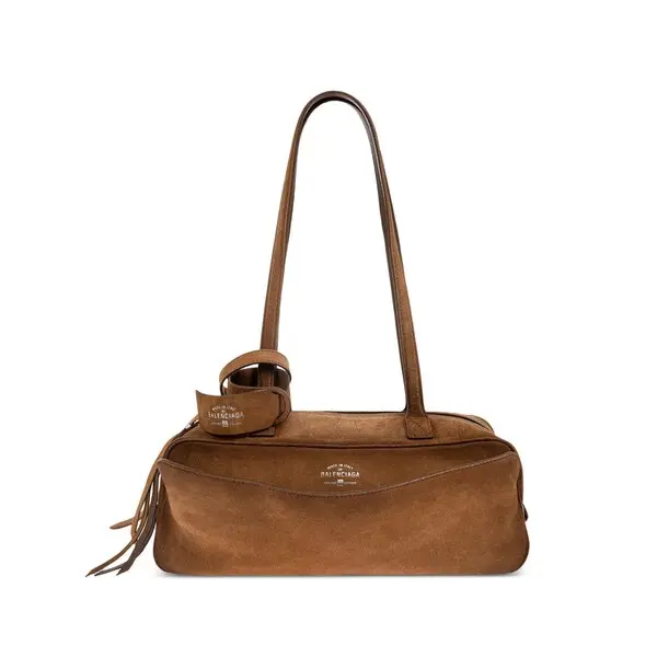 Balenciaga Calf Leather Tote Bag - Brown