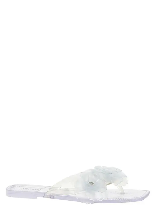 Coperni Silicone Flower Flat Flip-flop Sandals