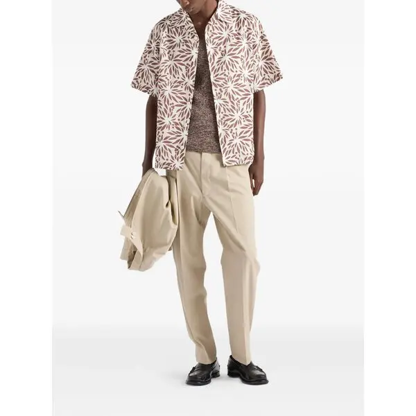 Prada Neutrals Shirts - Cream