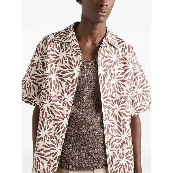 Prada Neutrals Shirts - Cream