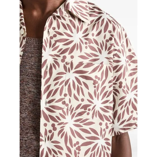 Prada Neutrals Shirts - Cream