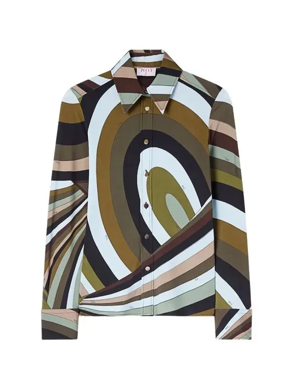 Emilio Pucci Printed Viscose Shirt - Multicolor