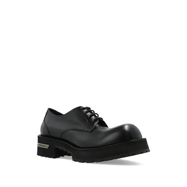 Balenciaga Calfskin Platform Loafers