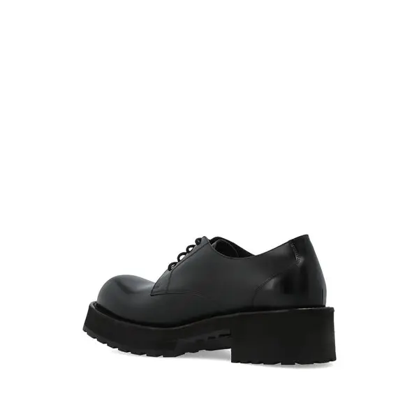 Balenciaga Calfskin Platform Loafers