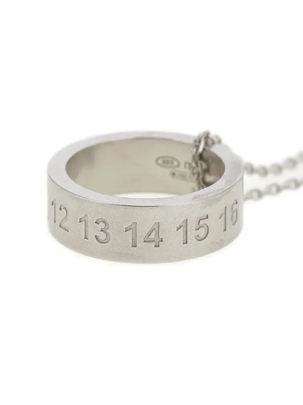 MAISON MARGIELA Number Reference" Sterling Necklace - Silver