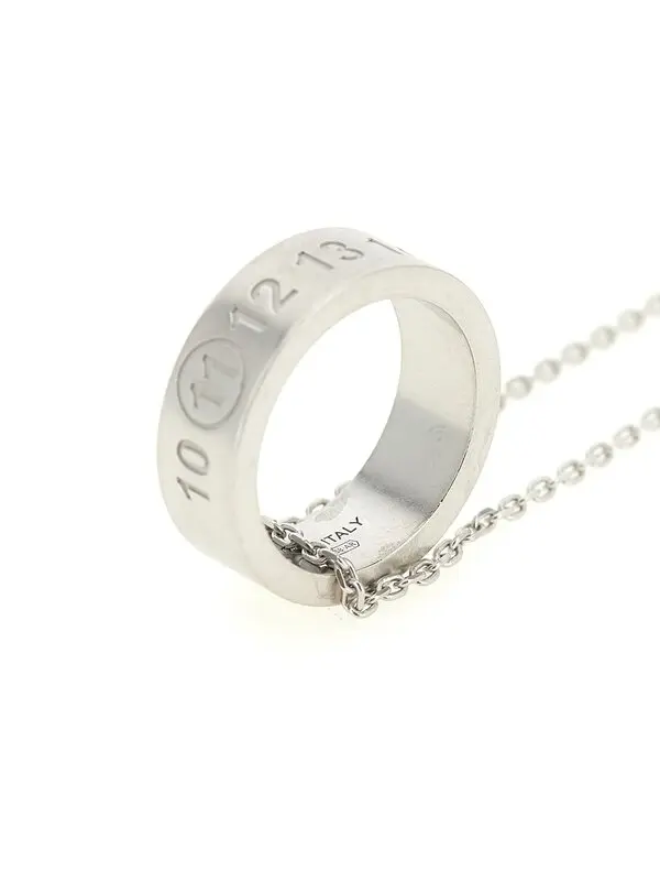 MAISON MARGIELA Number Reference" Sterling Necklace - Silver