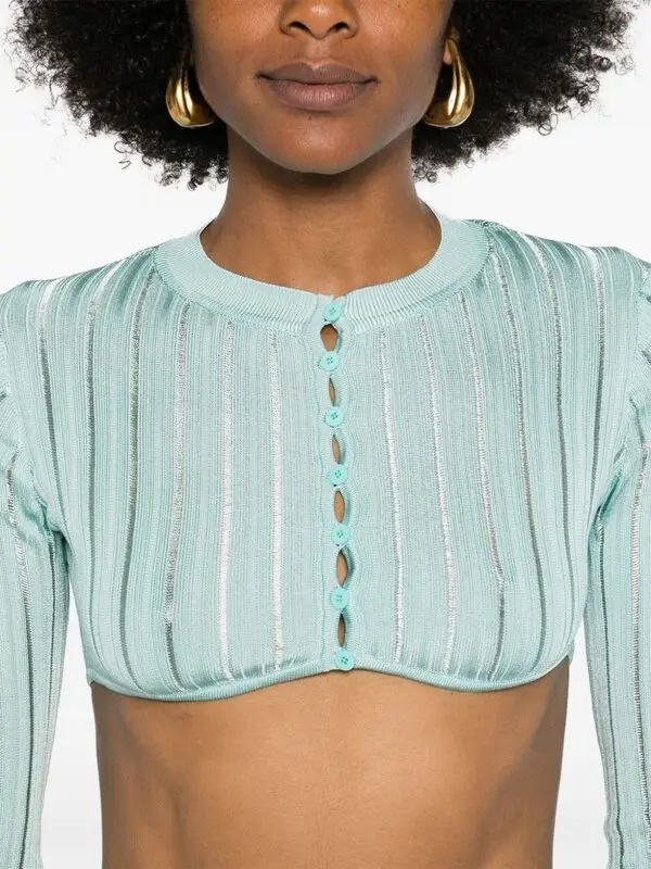 Alaïa Ribbed Cardigan