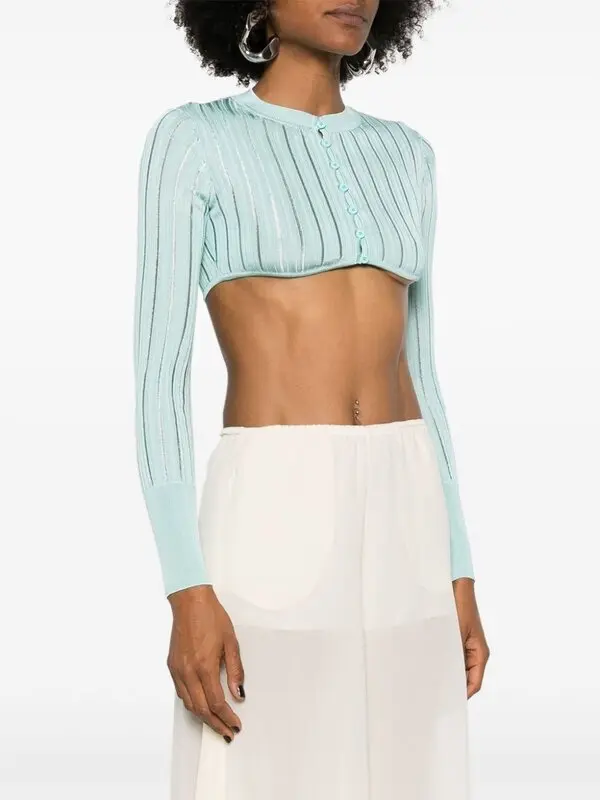 Alaïa Ribbed Cardigan