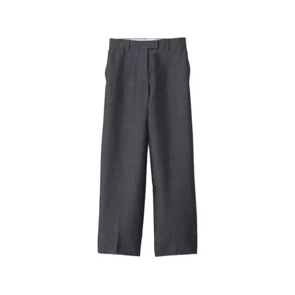 Miu Miu Straight Leg Trousers - Gray