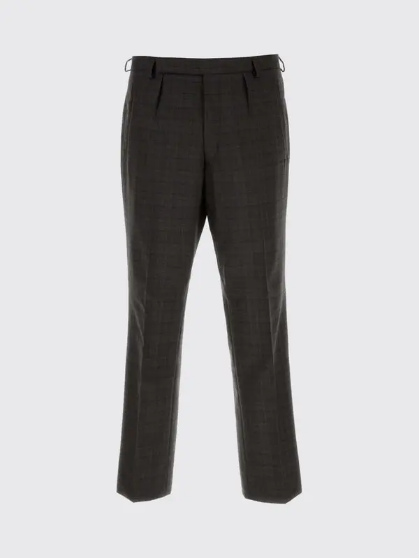 Prada Wool Checkered Trousers