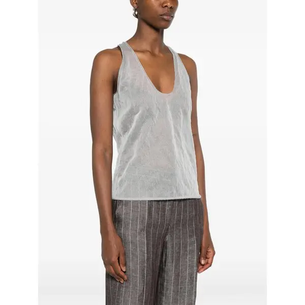 Giorgio Armani Sheer Finish Silk Tank Top