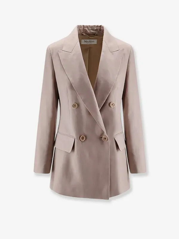 Max Mara Silk Double-breasted Blazer