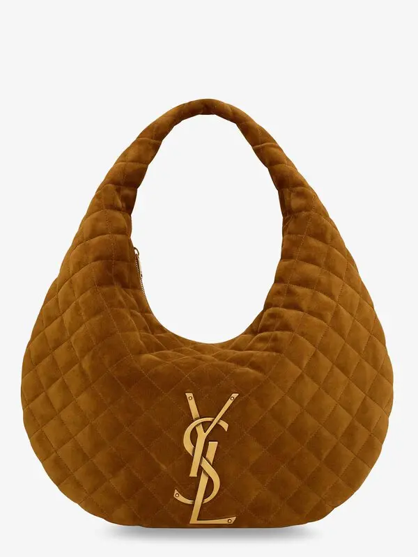 Saint Laurent Icare Hobo Suede Handbag - Multicolor