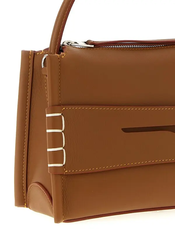JW Anderson Small 'loafer' Leather Shoulder Bag - Brown