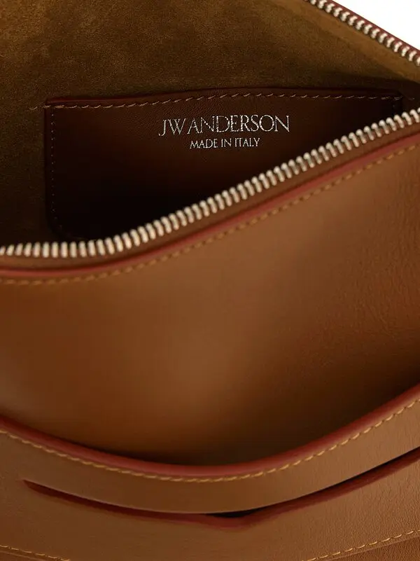JW Anderson Small 'loafer' Leather Shoulder Bag - Brown