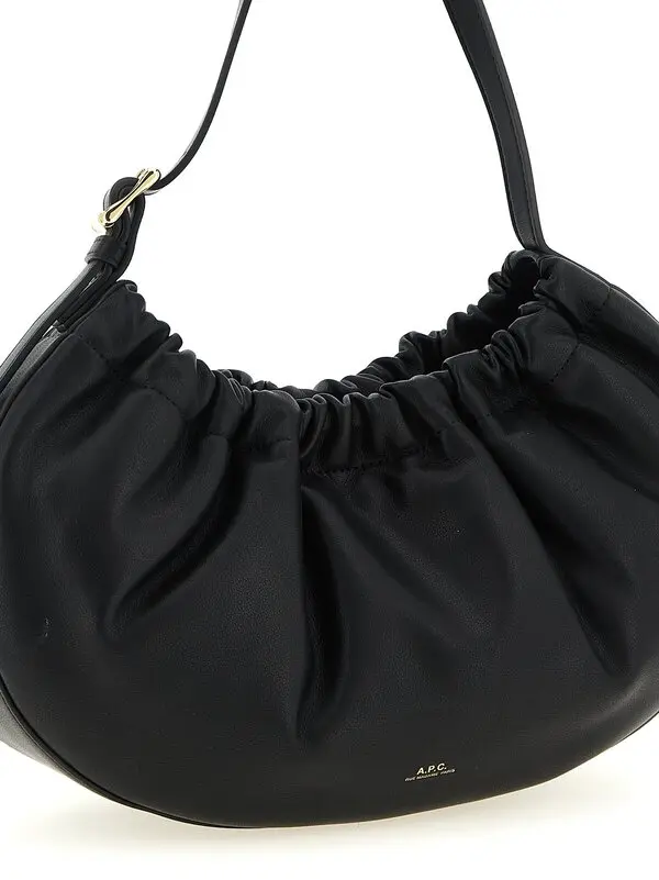 A.p.c. Ninon Hoop Shoulder Bag - Black