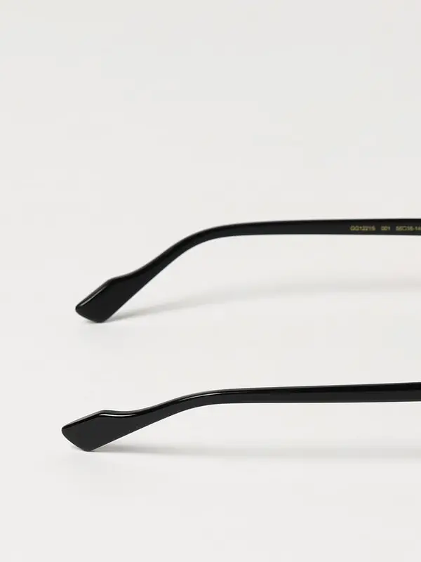 Gucci Rectangle Rimless Sunglasses - Gold