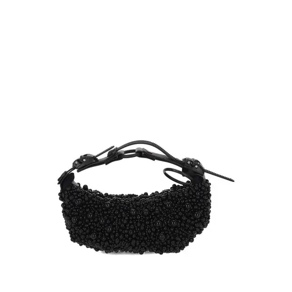 INNERRAUM Beaded Tote Bag - Black