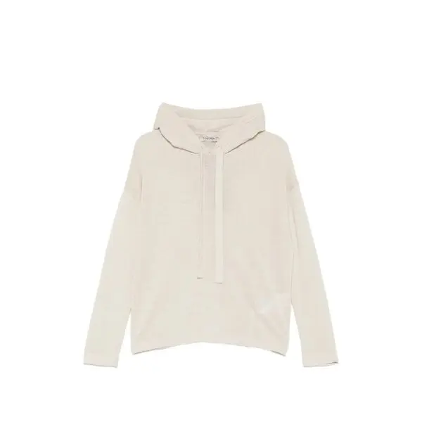 Max Mara Linen Blend Hoodie - Cream