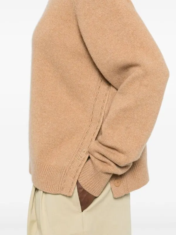 Fendi Cashmere Turtleneck Sweater - Multicolor