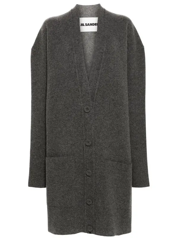 JIL SANDER Oversized Wool Cardigan