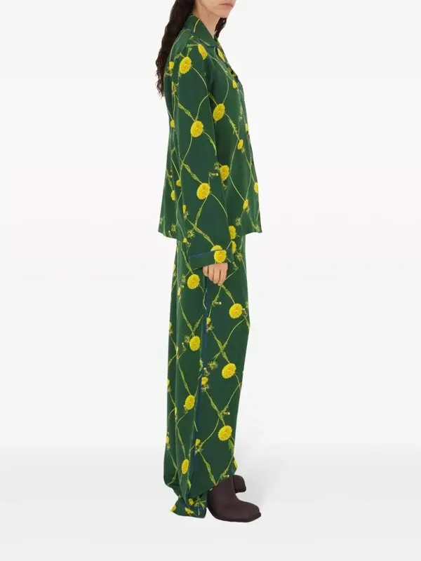 Burberry Printed Silk Shirt