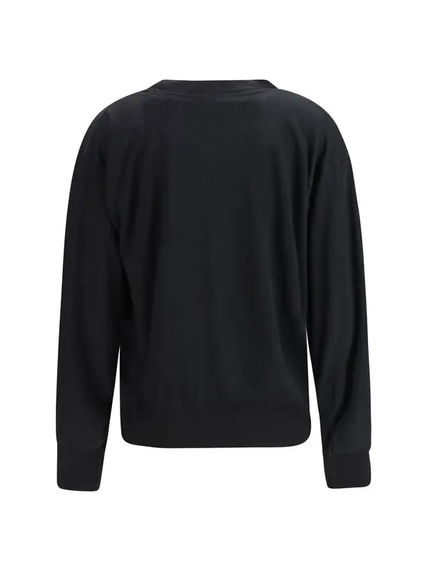 Isabel Marant Étoile Crewneck Sweatshirt With Logo - Black