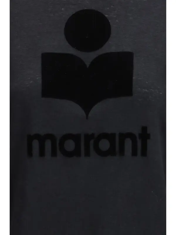 Isabel Marant Étoile Crewneck Sweatshirt With Logo - Black