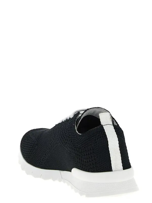 Kiton Knitwear Lace-up Sneakers - Black