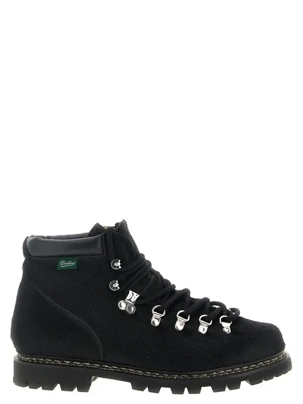Junya Watanabe X Paraboot Pony Hair Lace Up Boots
