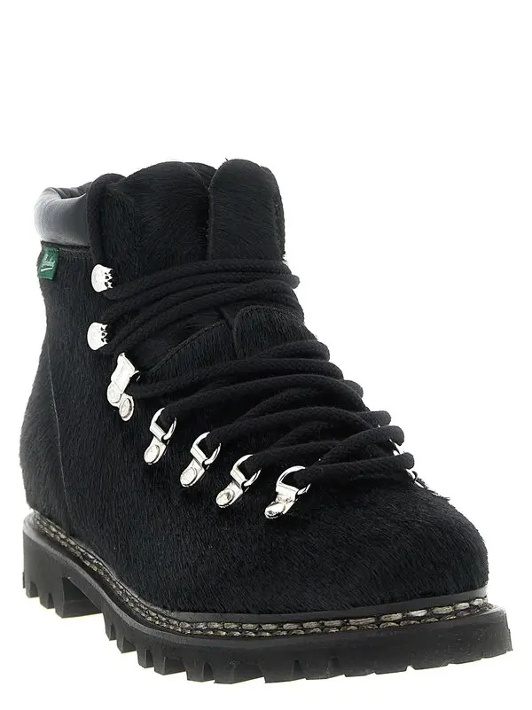 Junya Watanabe X Paraboot Pony Hair Lace Up Boots
