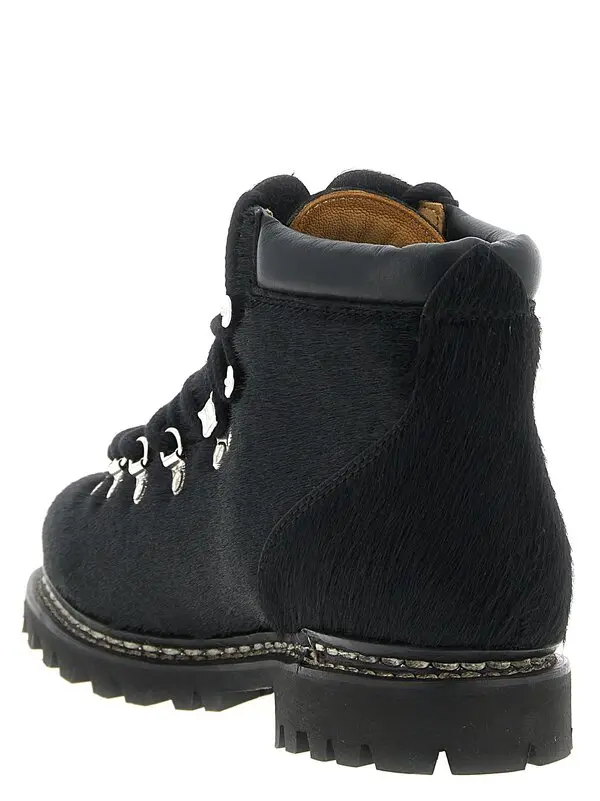 Junya Watanabe X Paraboot Pony Hair Lace Up Boots