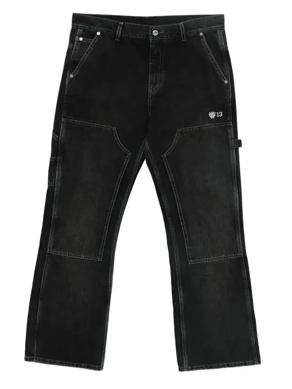 Off-White Gothic Ow Flare Carpenter Jeans - Multicolor